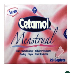 Cetamol Menstrual Tablets 20 TABS – Jamaican Goodies