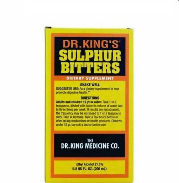 Dr. King's Sulphur Bitters 200ml – Jamaican Goodies